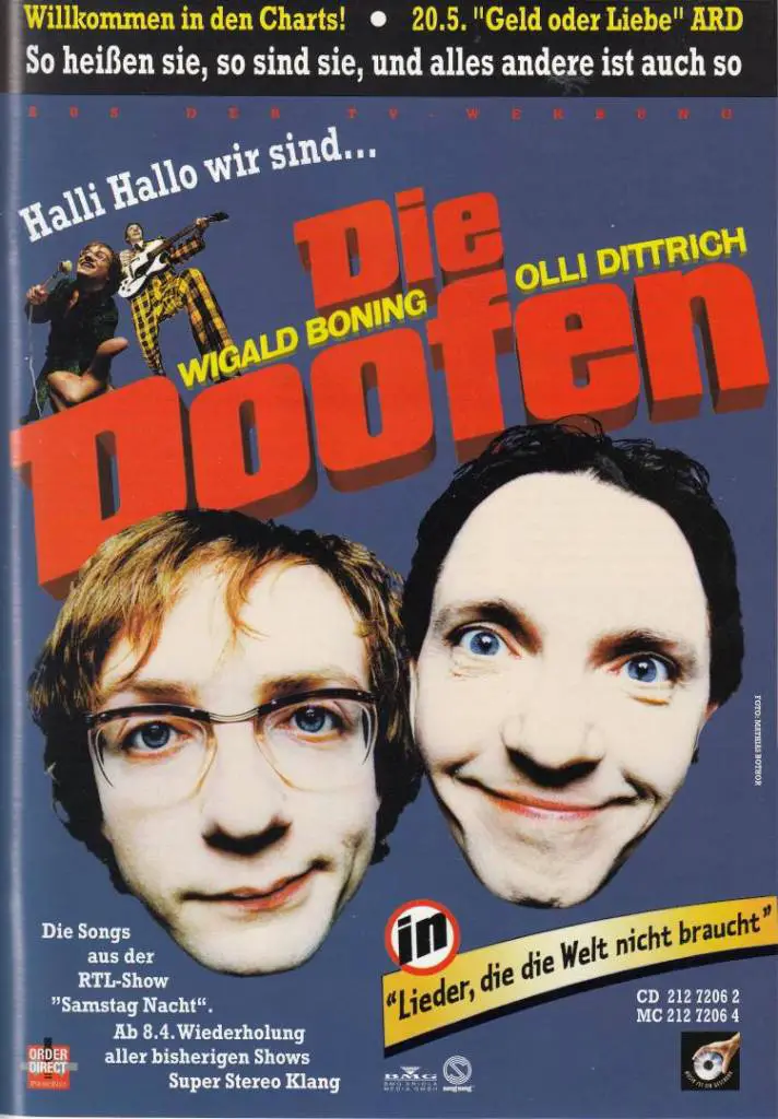 DIE DOOFEN: "Comeback" in RTL-Show "Samstag Nacht"