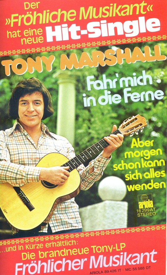 TONY MARSHALL: Ausführliche Biografie aus traurigem Anlass: Die TONY ...