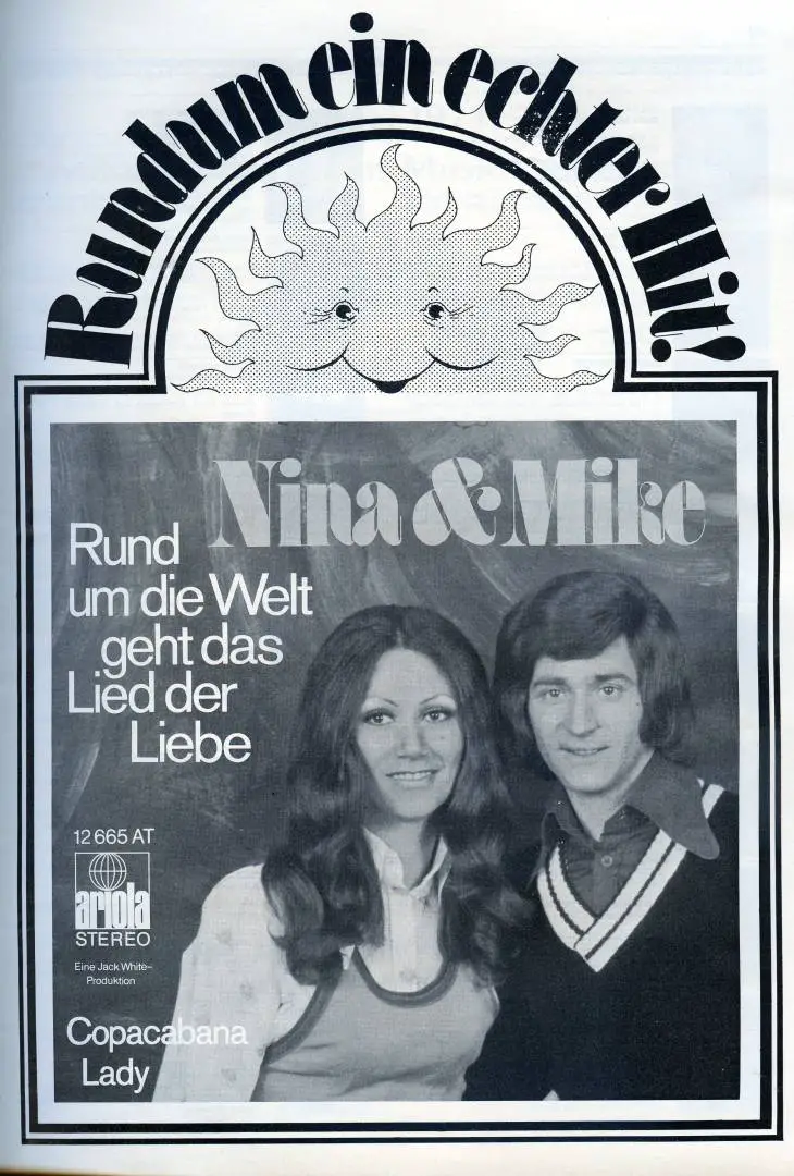 NINA & MIKE: Vor 50 Jahren wurde "Fahrende Musikanten" ein Hit - Biografie