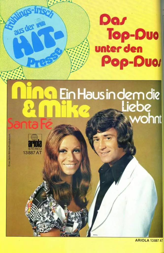 NINA & MIKE: Vor 50 Jahren wurde "Fahrende Musikanten" ein Hit - Biografie
