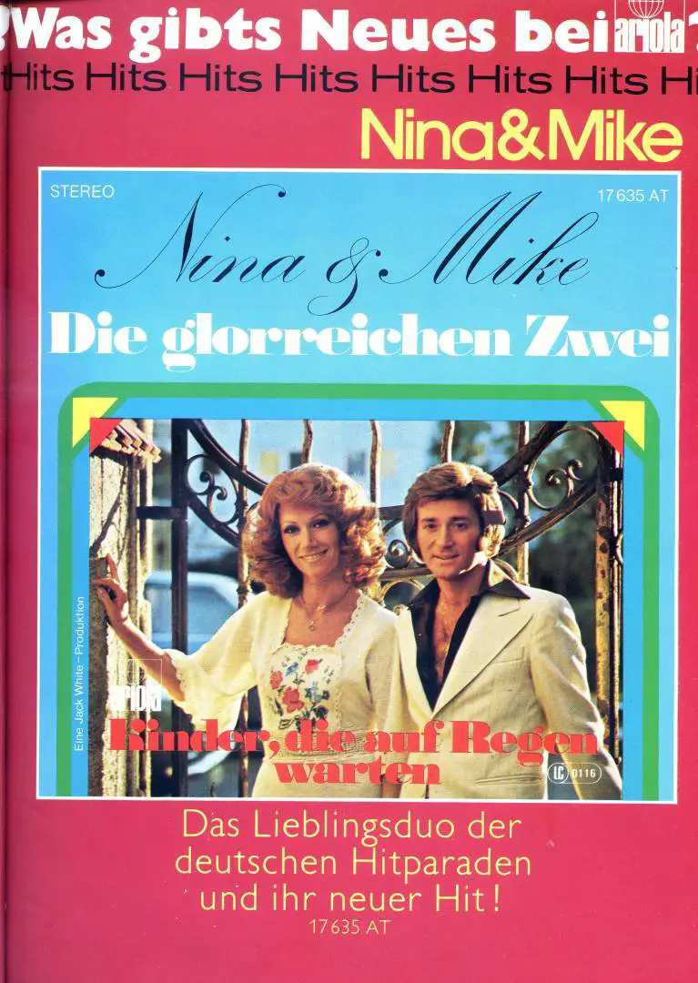 NINA & MIKE: Vor 50 Jahren wurde "Fahrende Musikanten" ein Hit - Biografie
