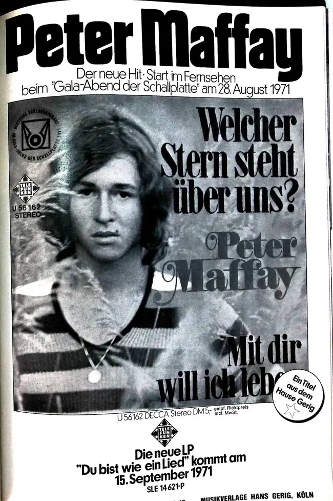 PETER MAFFAY: Biografie zum 75. Geburtstag