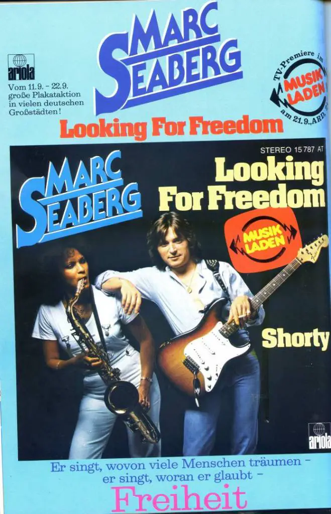 MARC SEABERG: Original-Interpret von "Looking For Freedom" tot!