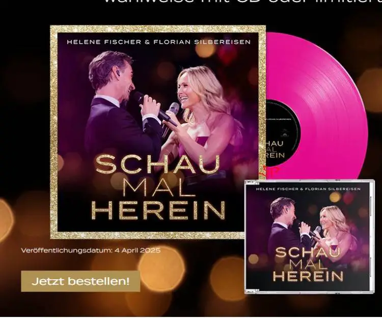 HELENE FISCHER & FLORIAN SILBEREISEN: "Die Tasse Kaffee" nun als Vinyl ...