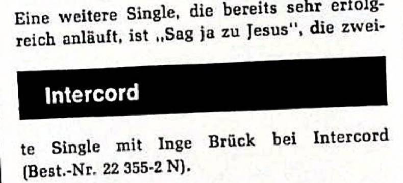 INGE BRÜCK: ESC-Teilnehmerin 1967 ist tot!