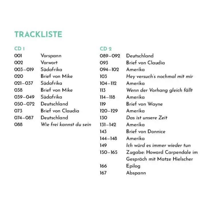 HOWARD CARPENDALE: Sein Hörbuch "Unerwartet" nicht selbst eingesprochen ...