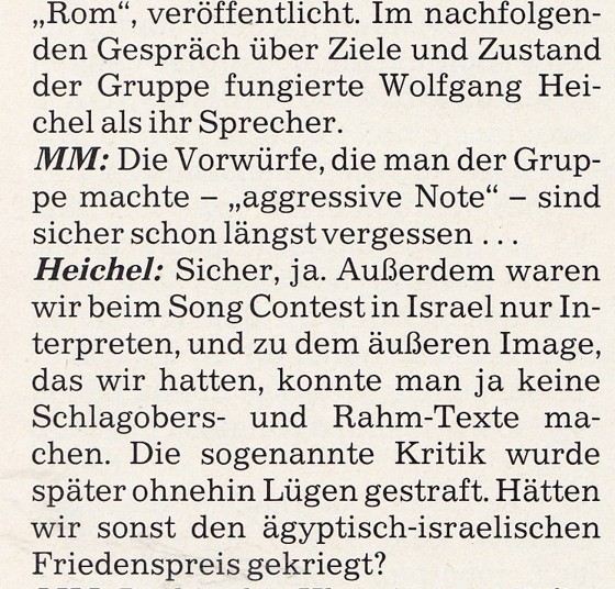 DSCHINGHIS KHAN: Damaliger "Chef" WOLFGANG HEICHEL ist tot!
